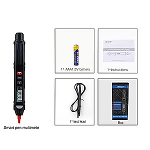 NOYAFA Voltage Detector, Pen Multimeter Non-Contact Voltage Tester, Suitable for DC Voltage and AC Voltage, Resistance, Capacitance, Diode, etc.