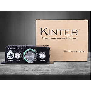 Kinter MA170 12V 2 Channel Mini Digital Audio Power Amplifier for Car or Mp3 Without Power Supply