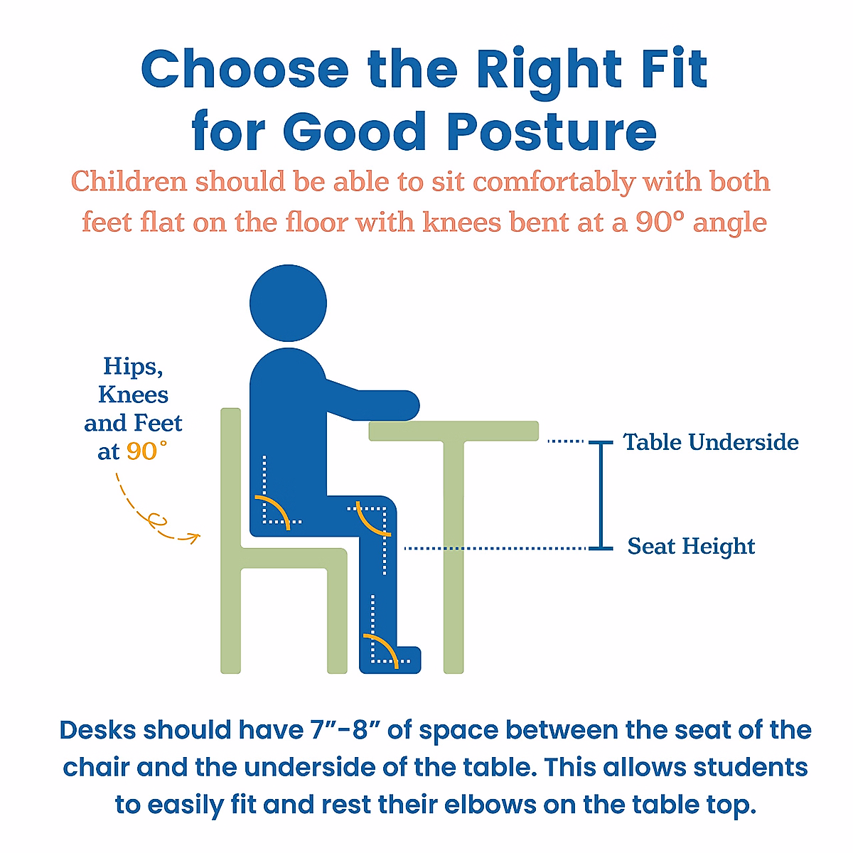 ECR4Kids Twist Wobble Stool, 18in Seat Height, Active Seating, Cyan