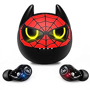 Togetface Bluetooth Headphones Wireless Earbuds for Kids Boys True Wireless Earphone 35H Playtime Ear Buds with Wireless Charging Case, IPX5 Waterproof Earbuds in Ear Headphones for Work Gym Study