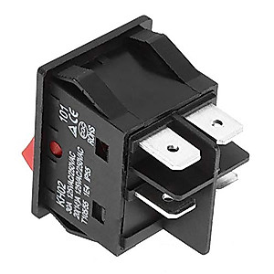 30A Square Rocker Switch Welder Welding Machine 4-Pin Boat Type ON/Off Rocker Switch Industrial Hardware Tools(1PCS)