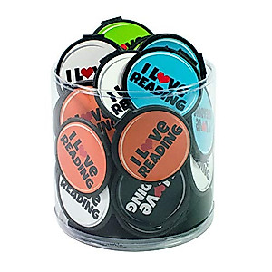 DIY Color Your OWN Bulk Bookmarks for Kids Read "Clip Over The Page" Bookmarks-75 Pack-Bulk Bookmarks for Kids,Boys & Girls. Perfect Student Incentives,Prizes,Classroom Rewards & Reading Awards!