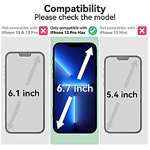 Fakci (3 Pack) Screen Protector Compatible for iPhone 13 Pro Max [6.7 Inch], Case Friendly Tempered Glass