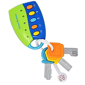 Musical Smart Remote Key Toy for Baby, Toddler, and Kids, Try Me Batteries Included