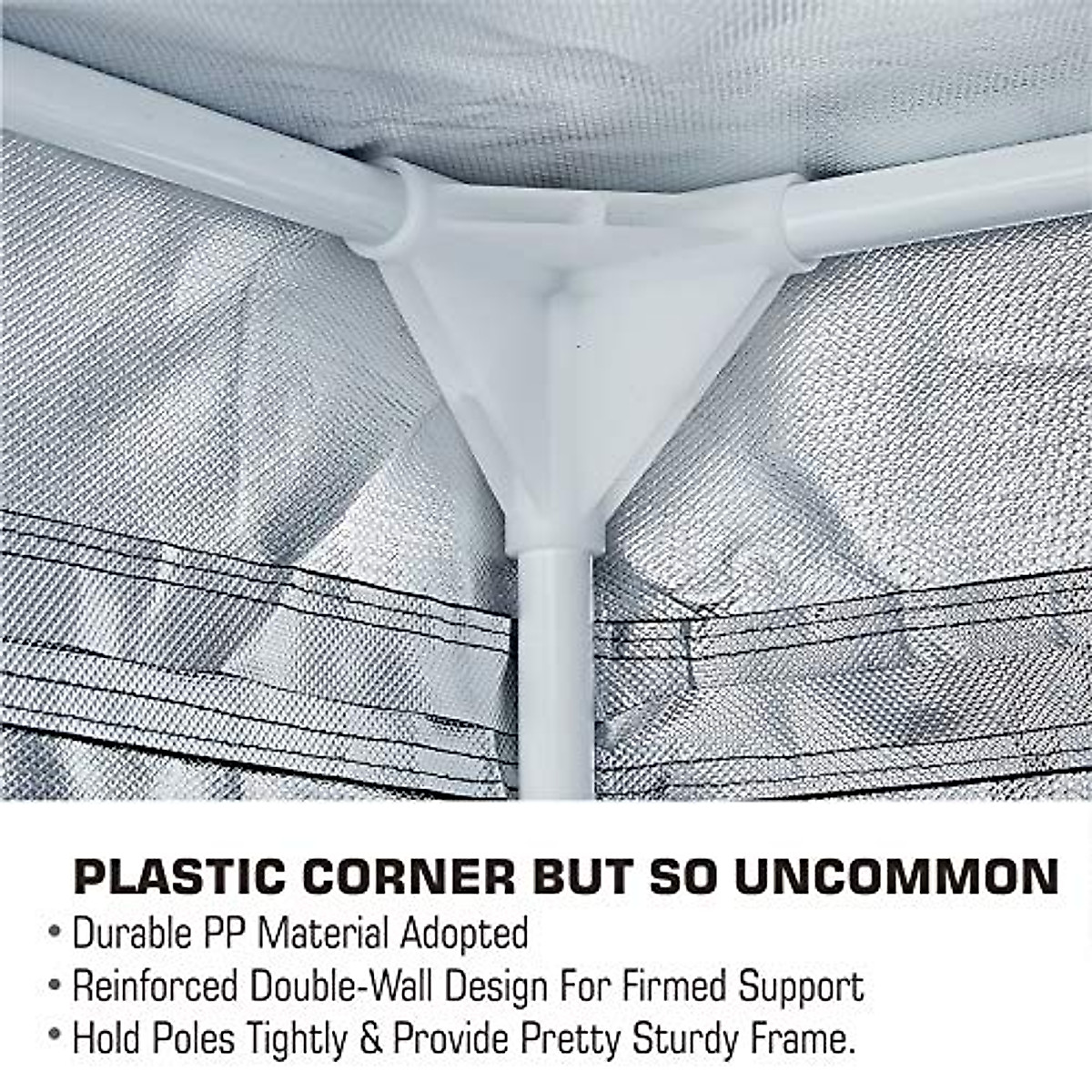 Hydro Plus Grow Tent Room Kit Indoor Plants Growing Room+24 Hour Outlet Timer+60mm Bonsai Shear+Plant Trellis Netting+Light Hangers for Hydroponics Growing System(32''x32''x63'' Kit)