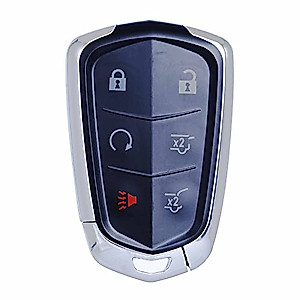 Key Fob Replacement Compatible for Cadillac Escalade 2015 2016 2017 2018 2019 2020 Escalade ESV 2015-2020 Proximity Smart Keyless Entry Remote Control Remote Start 13594028 HYQ2AB 13580812 315Mhz