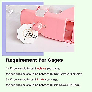 Oncpcare 2Pcs 2Pcs 17oz Water Bottle for Small Animals, Rabbit Water Feeder Water Bowl Bunny Water Dispenser Hanging Automatic Guinea Pig Water Bottle for Cage