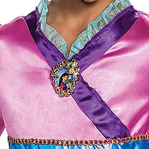 Disguise Disney Princess Mulan Costume Dress for Girls, Children's Character Dress Up Outfit, Classic Kids Size Small (4-6x) Pink (14039L)