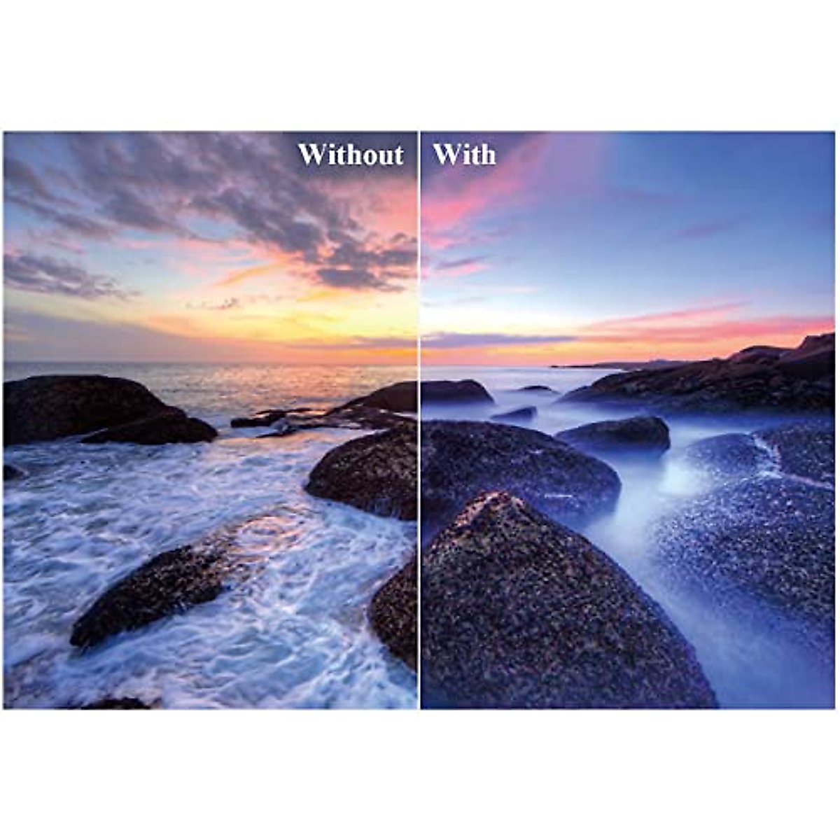 K&F Concept 82mm ND2-ND400(1-9 Stop) Filter, Variable ND Filter, Ultra-Slim/Multi Coatings, for Camera Lens