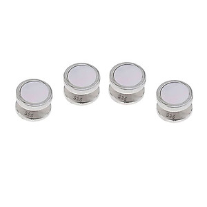 Cuff-Daddy Mens Solid 925 Sterling Silver Mother of Pearl Studs Formal Set with Jewelry Presentation Pouch Gift Party Special Occasions Wedding Anniversary Suit French Cuff Shirts