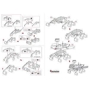 Fascinations Metal Earth Mars Rover 3D Metal Model Kit