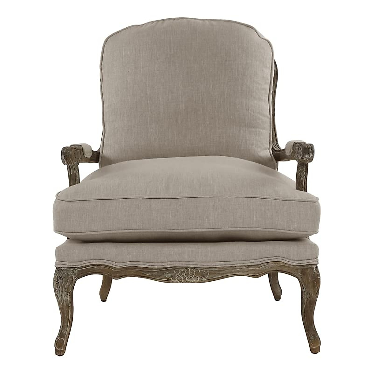 Homelegance Parlier Show Wood Accent Chair, Neutral