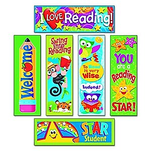 TREND T12907 Bookmark Combo Packs, Reading Fun Variety Pack #2, 2w x 6h (Pack of 216)
