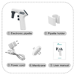 Lab Electric Pipette Controller Digital Automatic Pipettor Motorized Pipette Filler for Biology Chemical