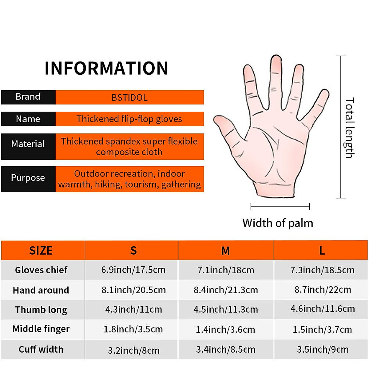 BSTIDOL Convertible Mittens Winter Fingerless Gloves with Thermal Warm Mitten Glove for Cold Weather Warm Polar Fleece for Men & Women Texting Photographing Running