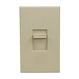 Lutron NT-603P-IV Nova T Incandescent Dimmer Single-pole, 3-Way 600W Preset Dimmer, Ivory