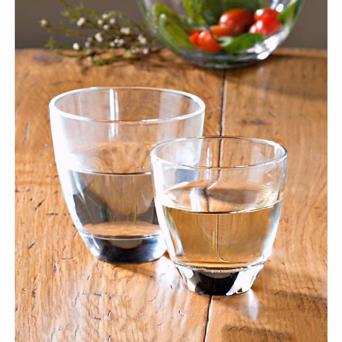 Barski - European Glass - Double Old Fashioned Tumbler - Uniquely Designed - Set of 6-12 oz. - Made in Europe