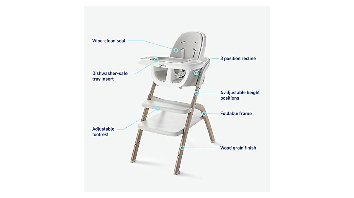Graco EveryStep Slim Highchair - 6-in-1 Versatility