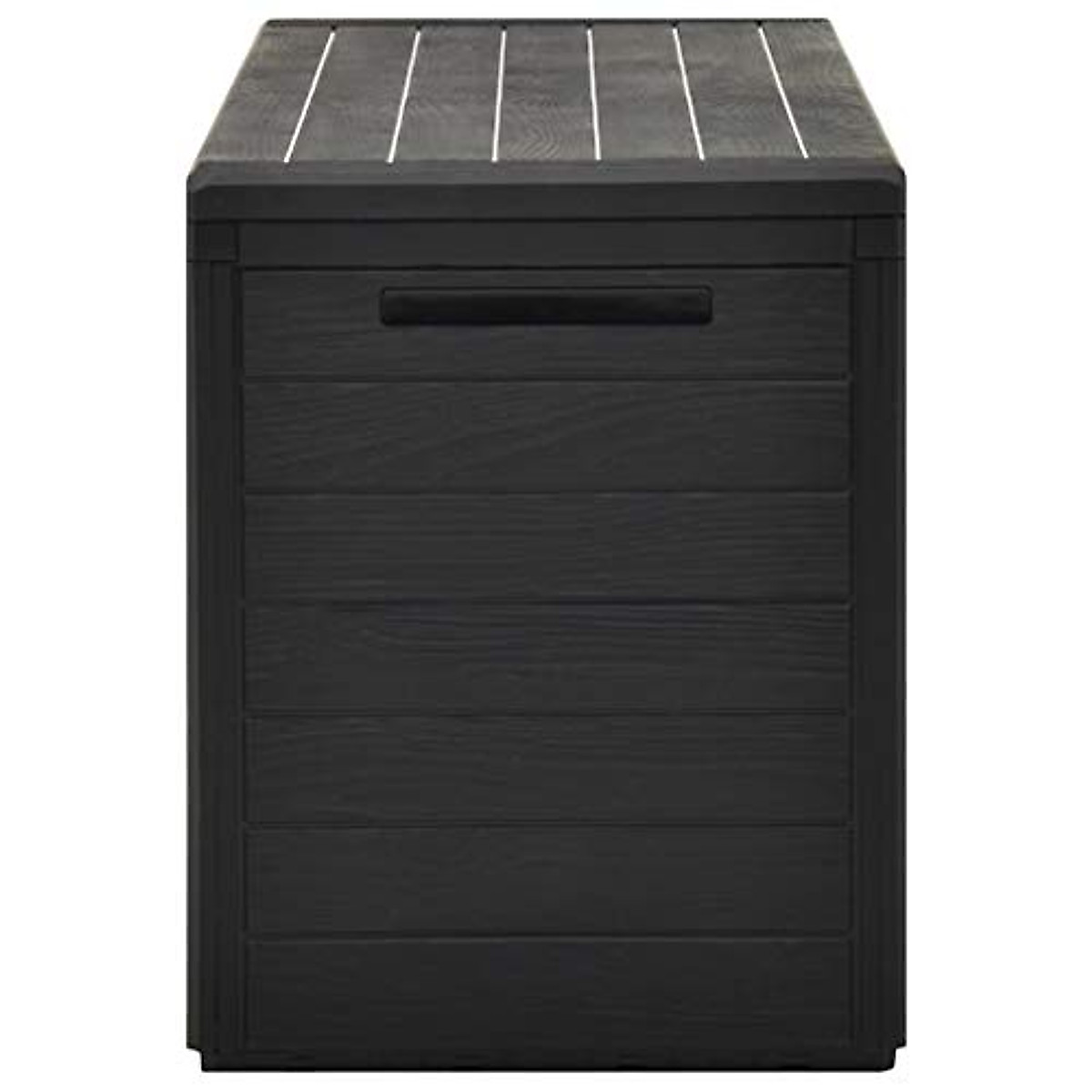 GOTOTOP Extra Large Outdoor Storage Box Waterproof, Polypropylene Deck Box for Patio Garden Furniture, Outdoor Cushion Storage, Pool Accessories and Toys,Anthracite 45.7"x17.3"x21.7"