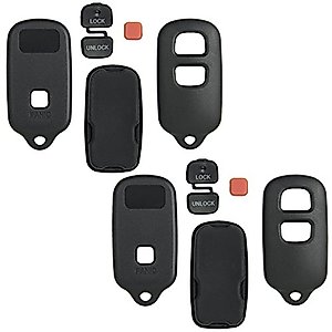 Keyless2Go Replacement for New Shell Case for Remote Key Fob FCC HYQ1512Y HYQ1512P HYQ12BBX HYQ12BAN - Shell ONLY (2 Pack)