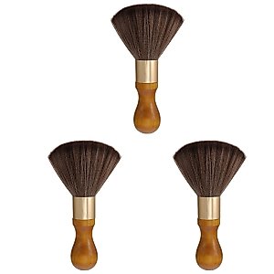 Milisten 3pcs cleaning brush haircut brush Album Brush soft brush salon barber brush soft barber brush Electrostatic Brush cleaning duster CD Clean Brush record remover fiber wool