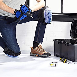 Amazon Basics Professional Gel Cushion Knee Pads - 1 Pair, Clear