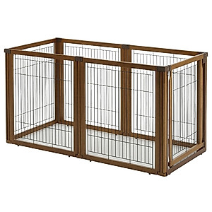 Richell 3-in-1 Convertible Elite Pet Gate, 6-Panel