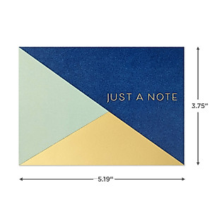 Hallmark Thank You and Blank Cards Assortment, Geometric Gold (24 Cards with Envelopes for Baby Showers, Wedding, Bridal Showers, All Occasion)