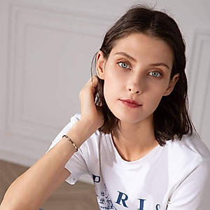 MagEnergy Copper Bracelets for Women 99.9% Pure Copper Magnetic Link Bracelet, Adjustable Bracelet Jewelry Box with Sizing Tool