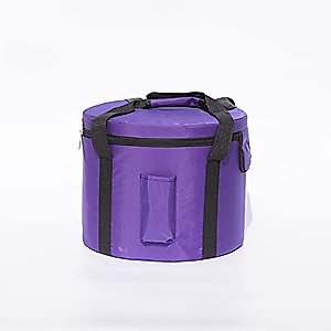 Purple Heavy Duty Sponge Padded Crystal Singing Bowl Case for 12 inch Sound Bowls