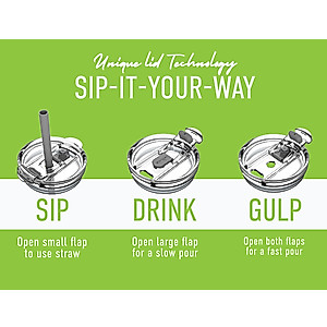 REDUCE 24 oz Tumbler, Stainless Steel - Keeps Drinks Cold up to 24 Hours - Sweat Proof, Dishwasher Safe, BPA Free - Cayenne, Opaque Gloss