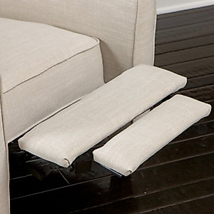 Christopher Knight Home Darvis Fabric Recliner Club Chair, Light Beige 34D x 26.75W x 36.25H in