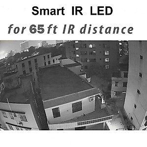 5MP Analog Coax Dome TVI CVI CCTV Surveillance Security Camera, 2.8mm 100° Wide Viewing Angle, 65ft IR Night Vision, Outdoor, Full Metal Housing, ONLY Compatible with 5MP and 8MP DVR