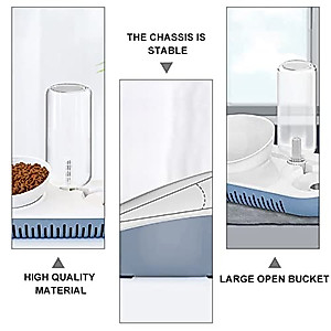 Mipcase 3 Sets Waters Cat Dish Small Automatic Waterer Kittens Blue for Kitten Bowls Puppies Bunny Puppy Water Raised Dog Food Dispenser Pets Feeder Auto Bowl Gravity Medium Pet Supplies