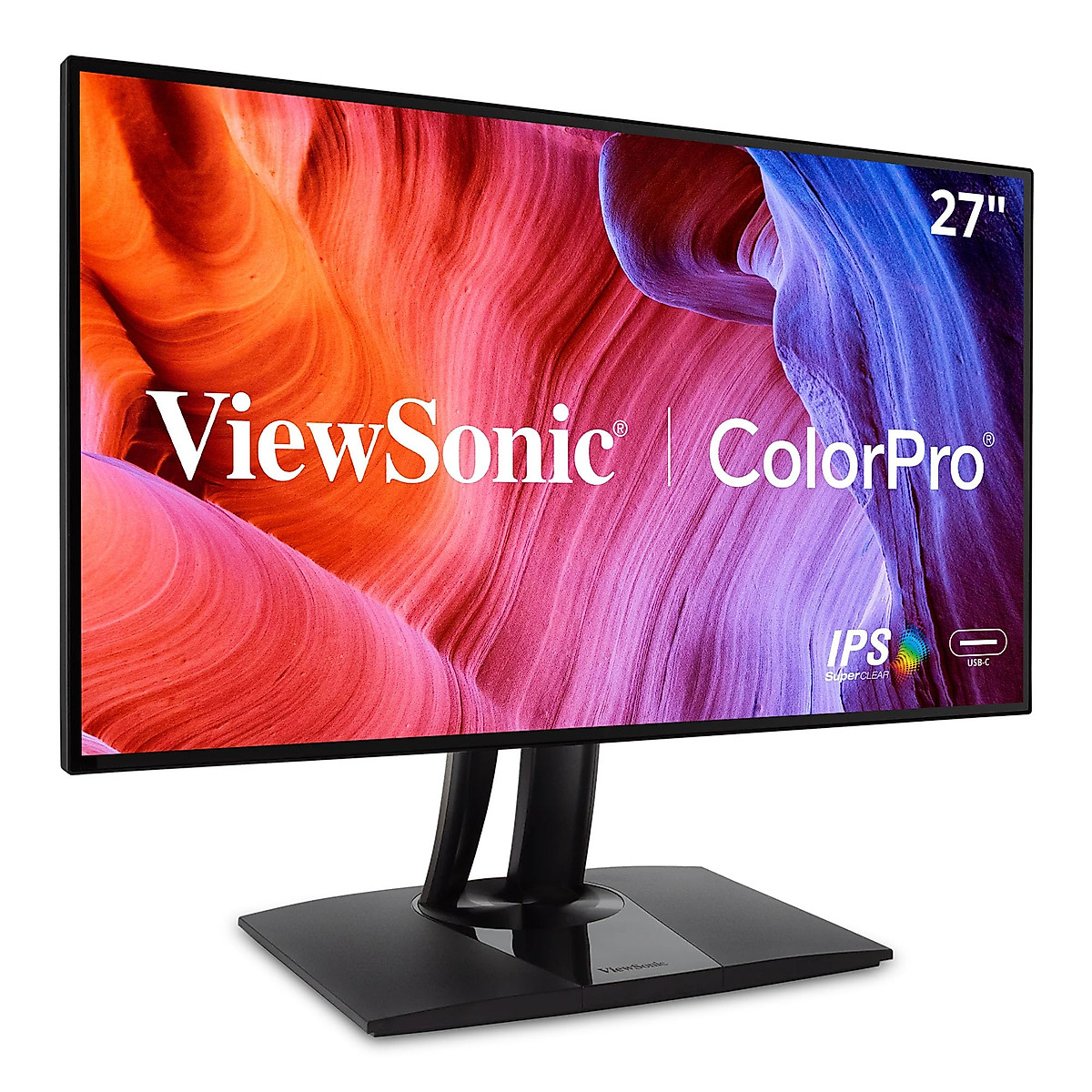 ViewSonic VP2768a 27-Inch IPS 1440p Monitor with Advanced Ergonomics, 100% sRGB Rec 709, 14-bit 3D LUT, Eye Care, 90W USB C, RJ45, HDMI, Daisy Chain for Home and Office