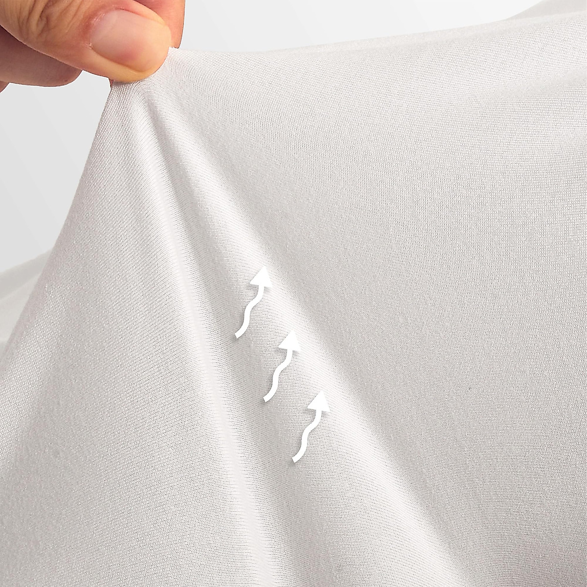 Sonive Jersey Knit Duvet Cover Set - 2 Pieces Ultra Soft, Breathable and Wrinkle-Free Comforter Cover with Zipper Closure and 8 Corner Ties, 1 Duvet Cover with 1 Pillow Sham(White, Twin/Twin XL)