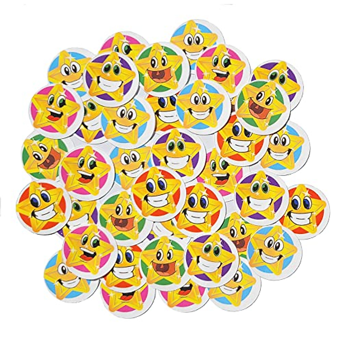 Kenson Kids We Can Do It! Customizable Dry Erase Incentive Chart (14 1/2"x 30") with Cling Reward Smiley Face Stars - Home, School, Preschool Classroom by Makers of The I Can Do It! Reward Chart