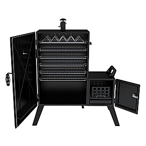 Dyna-Glo DGO1890BDC-D Wide Body Vertical Offset Charcoal Smoker,Black