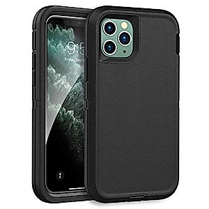 MXX Heavy Duty Case for iPhone 11 Pro Max - (No Built in Screen Protector) Drop Protection Tough Case for Apple iPhone 11 Pro Max (Black)