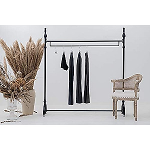 Better to U White Wooden Pants Hangers, Solid Wood Bottom Trousers Jeans Skirt Hangers with Clips (20 Pack)