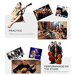 SUNYIN Acoustic Guitar Pickup,Piezo Transducer Contact Microphone Self-adhesive Easily AMP UP for Acoustic Classical Violin Ukulele Mandolin Banjo Cello Kalimba Drum (Black)