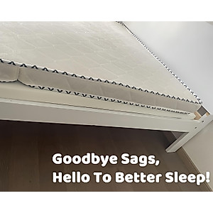 FangKAII Sagging Mattress Support – 2" x 24" x 60" Under Mattress Support for Deep Sags, Adds Firm Support to Prevent Sagging, Extend Mattress Life for Better Sleep