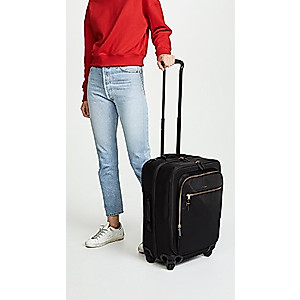 TUMI - Voyageur Tres Léger International Carry-On Luggage - 21 Inch Rolling Suitcase for Men and Women - Black