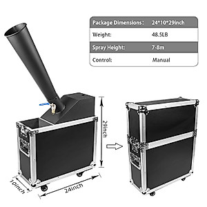 MOKA SFX CO2 Confetti Cannon Machine with Flight Case for Wedding Party Stage Nightclub