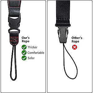 IGAVCPM Quick Release Camera Strap - Adjustable and Comfortable Camera Shoulder Sling Neck Belt for Canon, Nikon, Fujifilm DSLR/SLR Camera and More (Black)