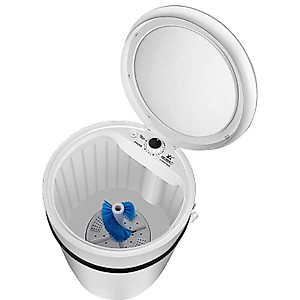 YYbm 7.0kg Shoe Washing and Laundry Small Household Semi-Automatic Mini Single Bucket Washing Machine One Machine Multi-Purpose Suitable for Camping, Travel, Apartment, Dorm, RV