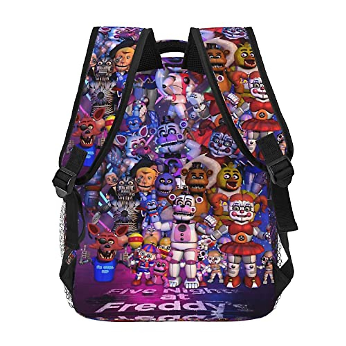 WILADU Leisure Travel Bag Work Backpacks Five Horror Nights Video At Game Freddy'S Backpack Durable Shoulder Backpack Fashion Laptop Backpack Classical Basic Business Daypack