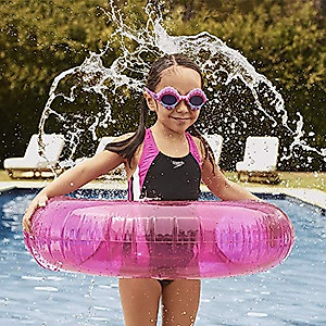 Speedo girls Infinity Splice Thick Strap One Piece Swimsuit, New Blush, 12 US