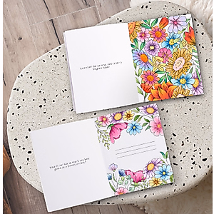 Beautiful Adult Coloring Book Set of 2 for Relaxation - Gratitude and Mindfulness Books with Inspirational Quotes Making it a Great Gift - Perfect Stress-Relieving Books Fun to Color for Women