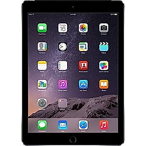 2014 Apple iPad Air 2 thinest with touch ID fingerprint reader retina display(64GB,Wifi,Space Gray) (Renewed)